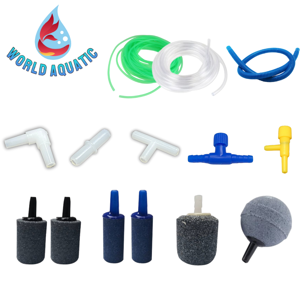 Hose Aquarium 4mm Air Stone One Way Valve On Off Joint Fish Ikan Tangki ...