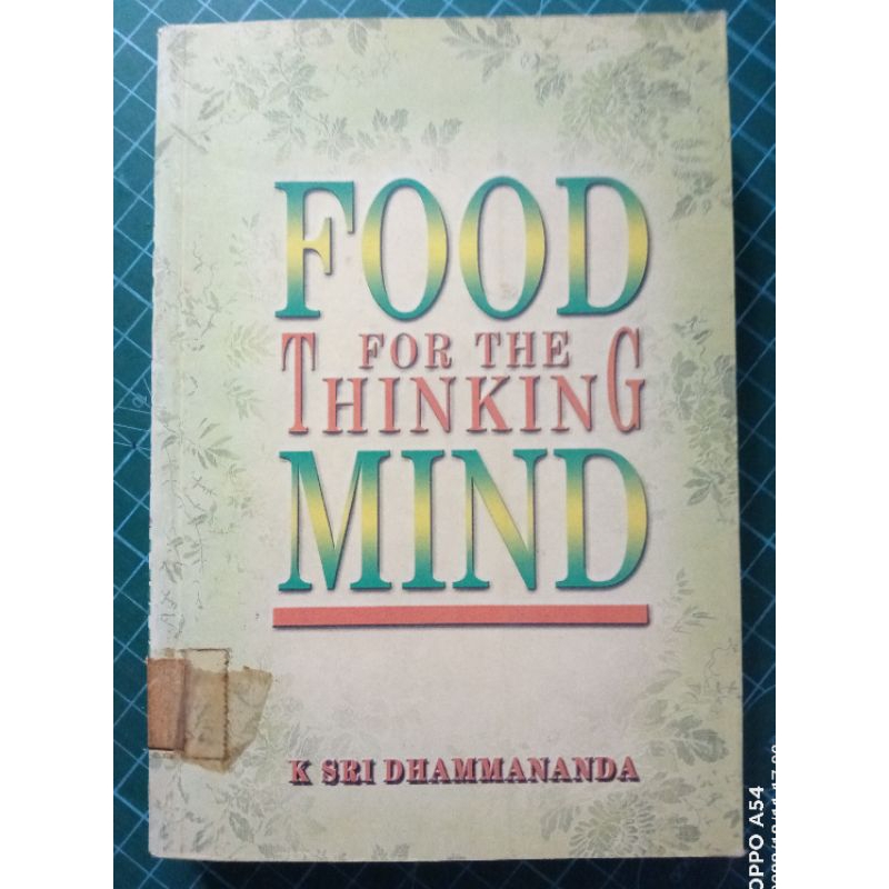 preloved FOOD FOR THE THINKING MIND k sri dhammananda | Shopee Malaysia