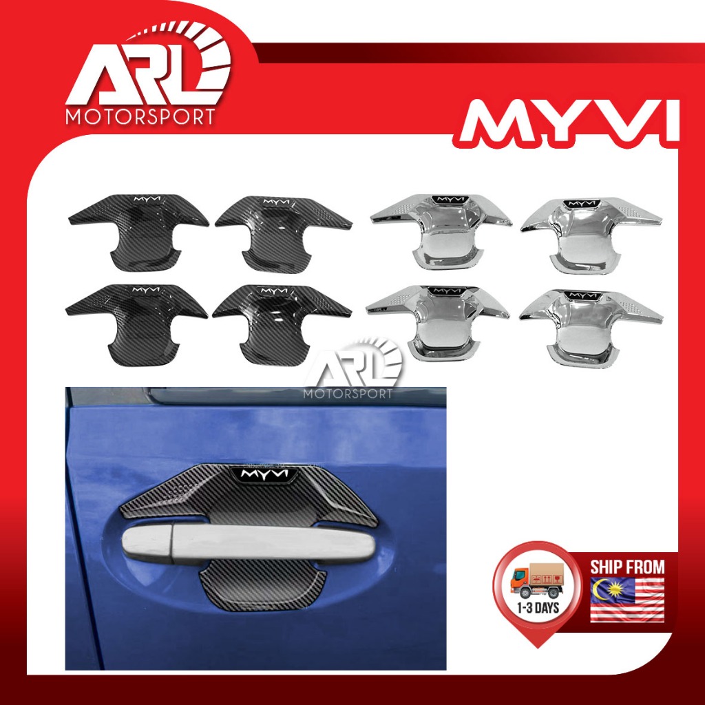 Perodua Myvi Lagi Best Icon Handle Bowl Cover Carbon Chrome Accessories ...