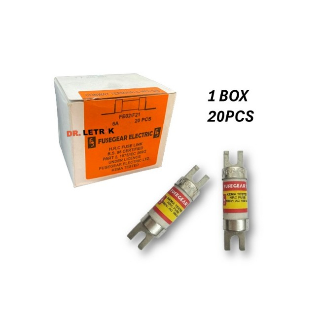 20pcs FUSEGEAR HRC Fuse Link Cut Out Fuse | Shopee Malaysia