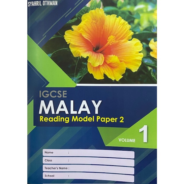 IGCSE MALAY READING MODEL PAPER 2 VOLUME 1. BY SYAHRIL OTHMAN | Shopee ...