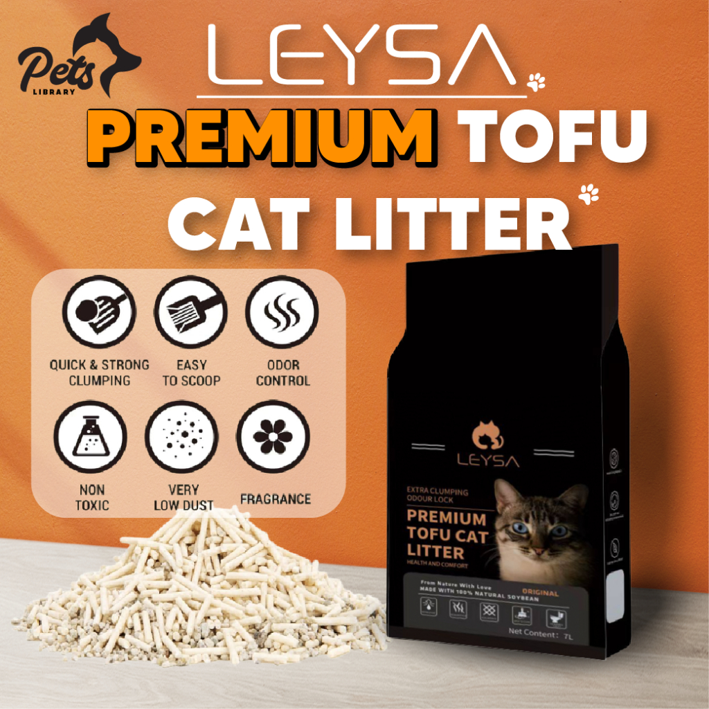 Leysa Super Premium Tofu Cat Litter 7L Specialize Ultra Clumping ...