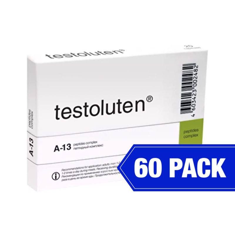 Testoluten - Testes Peptide for Male Sperm Health & Fertility (20 or 60 ...