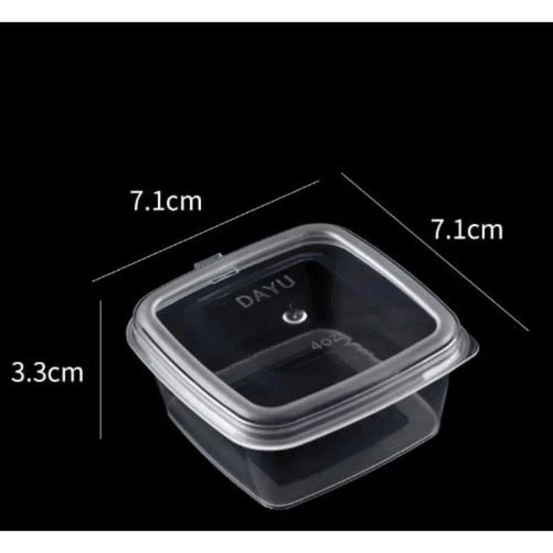 Sauce container SQ 75/100ml Disposable Plastic Cup Small Seasoning Cup ...