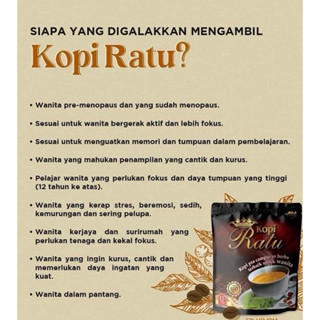 KOPI RATU JRM ORIGINAL HQ | Shopee Malaysia