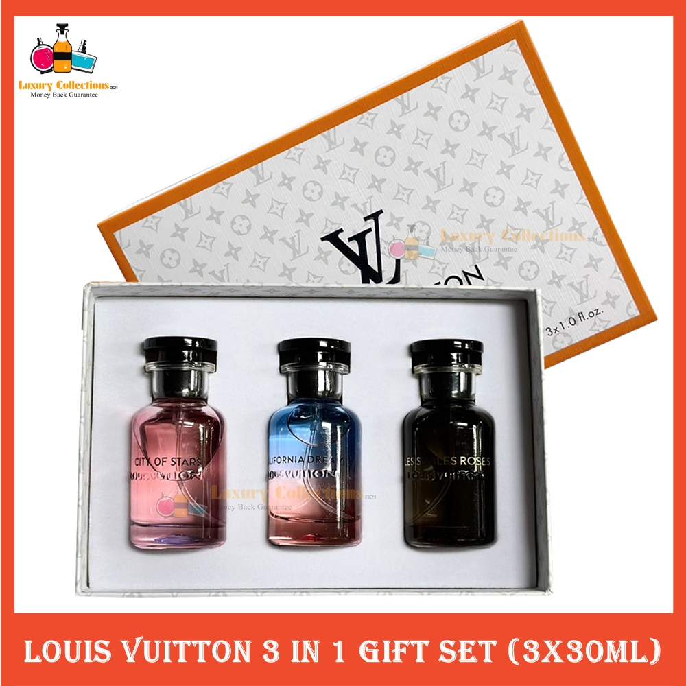 🔶💯 LV Les Sables Roses Edp 3in1 Gift Set 3x30ml Perfume | Shopee Malaysia