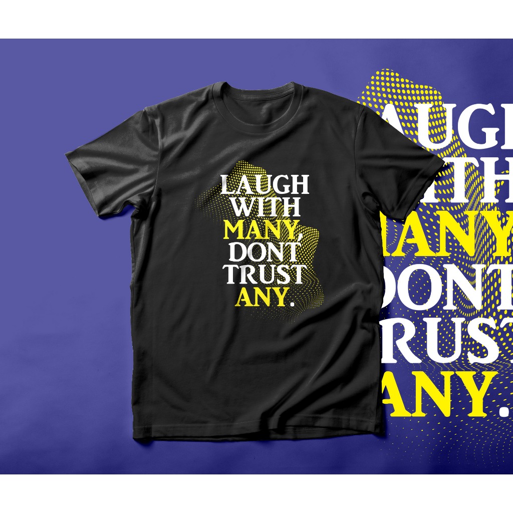 Laugh With Many Quotes Tshirt Y2K Streetwear | Shopee Malaysia