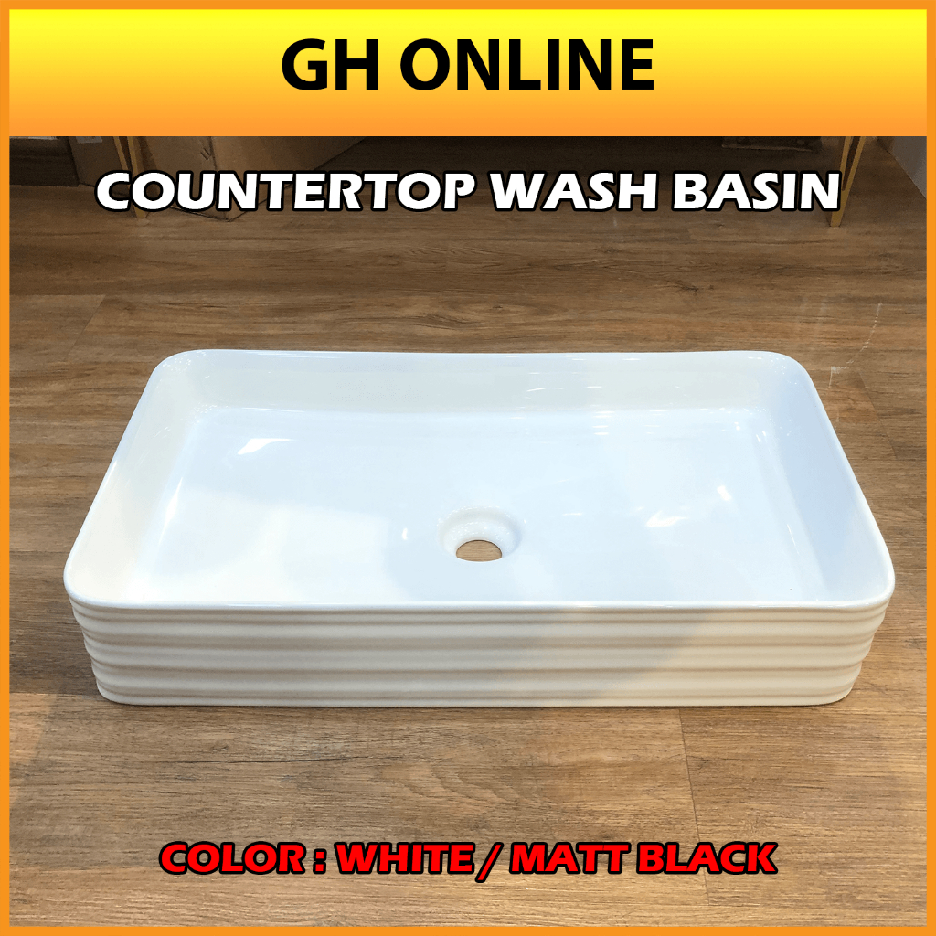 COUNTERTOP WASH BASIN ART BASIN SINKI TANDAS TOP MOUNT BATHROOM BASIN ...