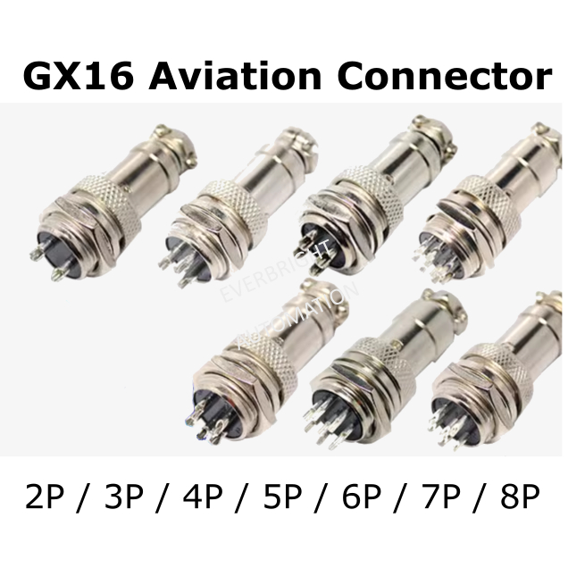 GX16 DF16 16M 16mm Circular Connector Aviation Plug | Shopee Malaysia