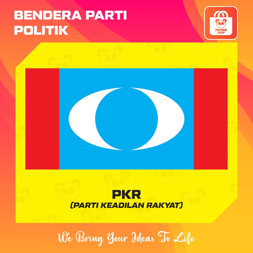 PRINTING PARTI KEADILAN RAKYAT FLAG (BRING YOUR IDEAS TO LIFE) | Shopee ...