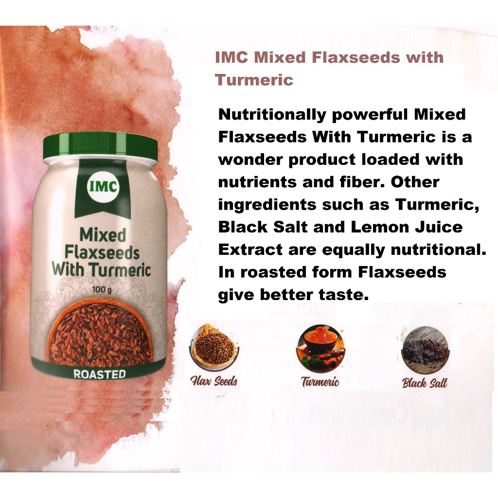 IMC Campuran Flaxseed dengan Kunyit/ IMC Mixed Flaxseeds with Turmeric ...