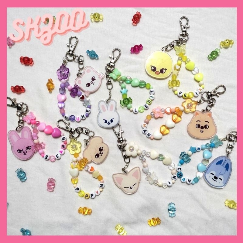 STRAY KIDS BEADS KEYCHAIN SKZ OO | @uju_beads | Shopee Malaysia