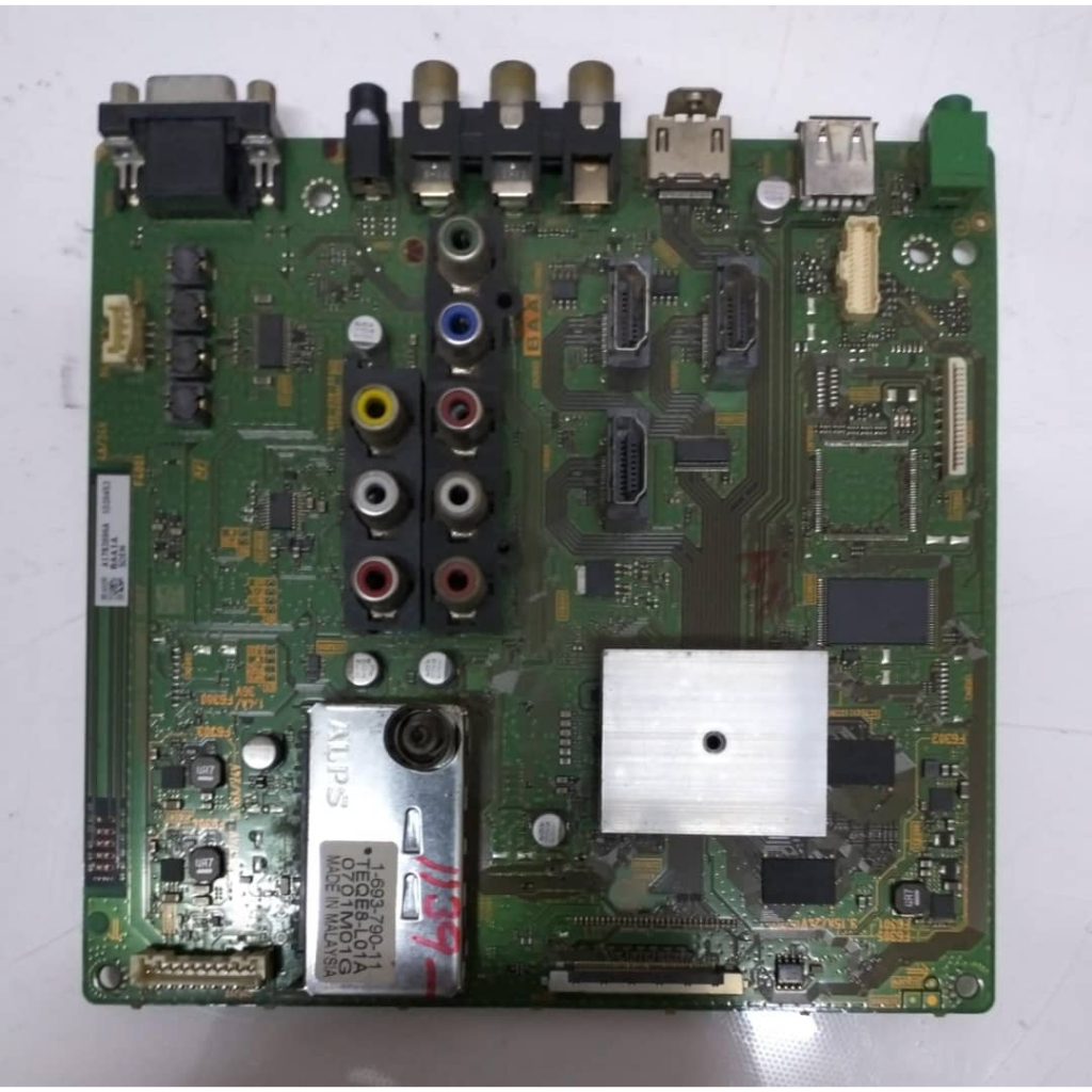 (C313) Sony KLV-46EX400 Mainboard, Powerboard, Tcon, Tcon Ribbon, LVDS ...