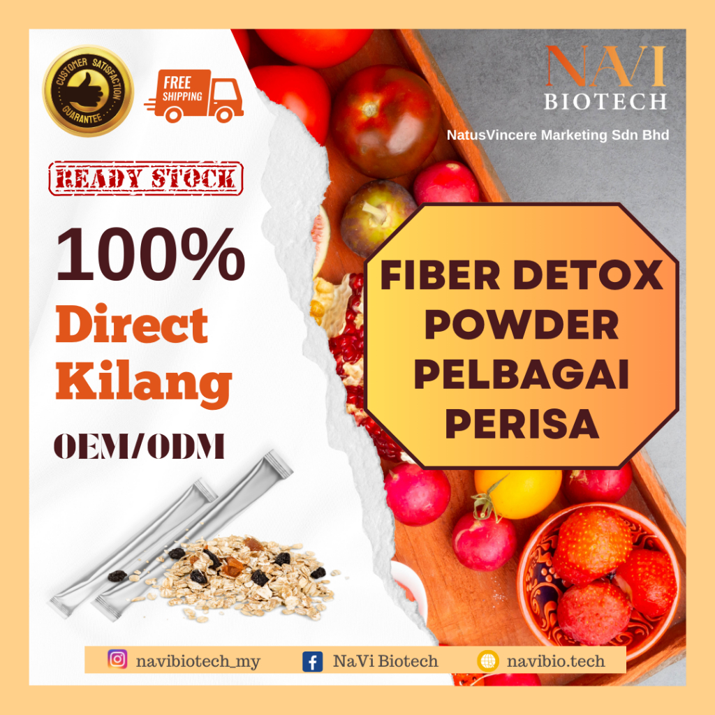 [1 SACHET] FIBER DETOX POWDER PELBAGAI PERISA | CANTIK| BUANG TOKSIN ...