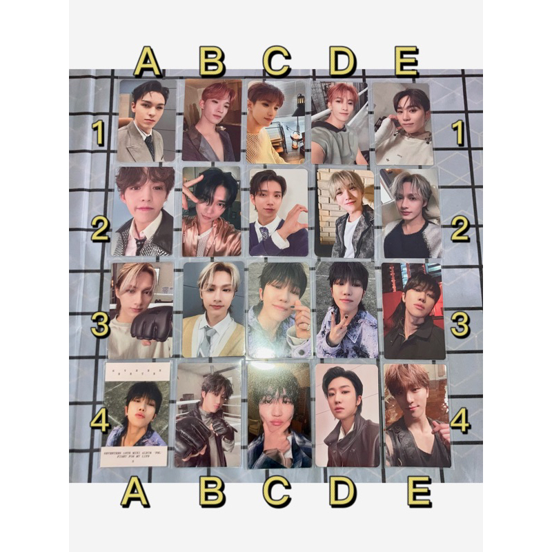 Seventeen SVT FML Album Photocard Fansign Lucky Draw ld pc SCoups Joshua Jun The8 Dokyeom DK ...