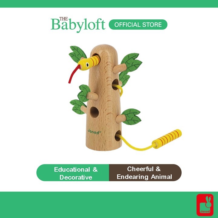 JANOD Tropik - Tropical Lace-Up Tree Activity Toy for 1 Year Old ...