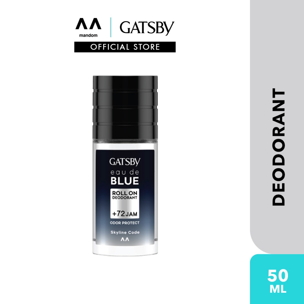 GATSBY Eau De Blue Deodorant Roll On Skyline Code 50ml | Shopee Malaysia