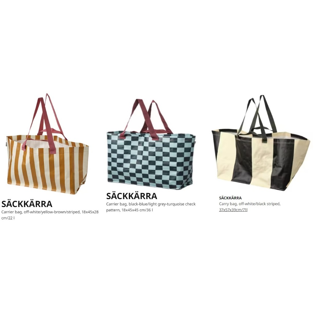 IKEA Carrier Bag | Shopping Beg | Laundry | Reusable | Recycle | Medium ...