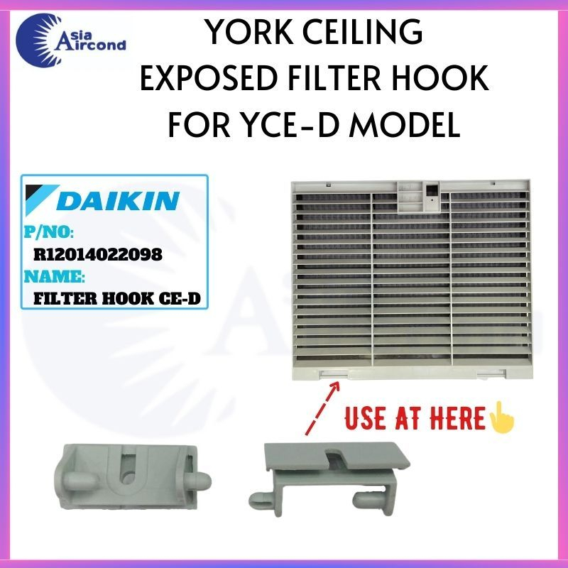 YORK CEILING EXPOSED FILTER HOOK【YCE-D】(R12014022098) | Shopee Malaysia