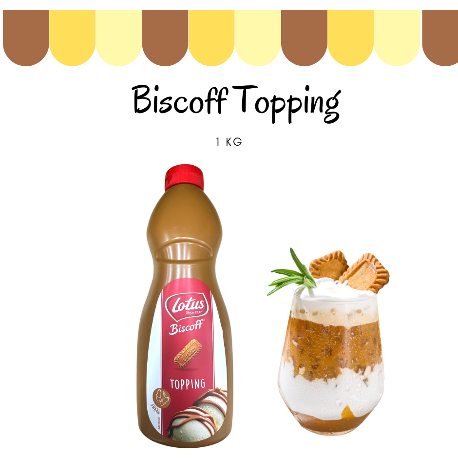 Lotus Biscoff Topping 1kg The Original Caramelised Biscuit Sauce ...