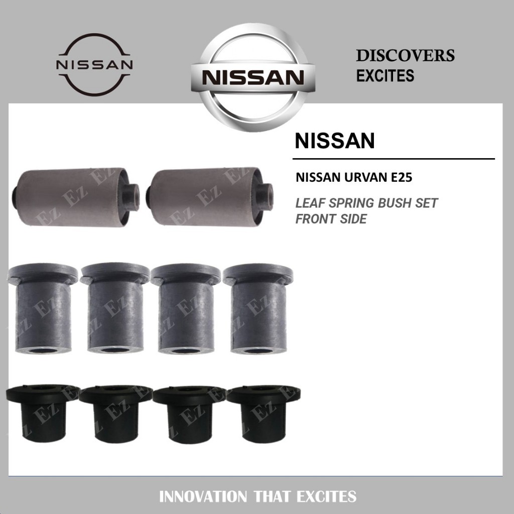 [10 IN 1] -REAR LEAF SPRING BUSH SET FOR NISSAN URVAN E25 | Shopee Malaysia