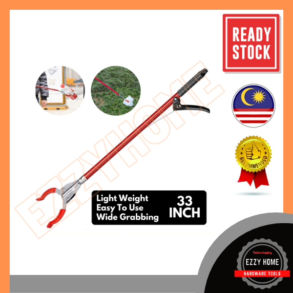 Metal Helper Stick Garbage Picker Outdoor Pickup Long Trigger Grabber ...