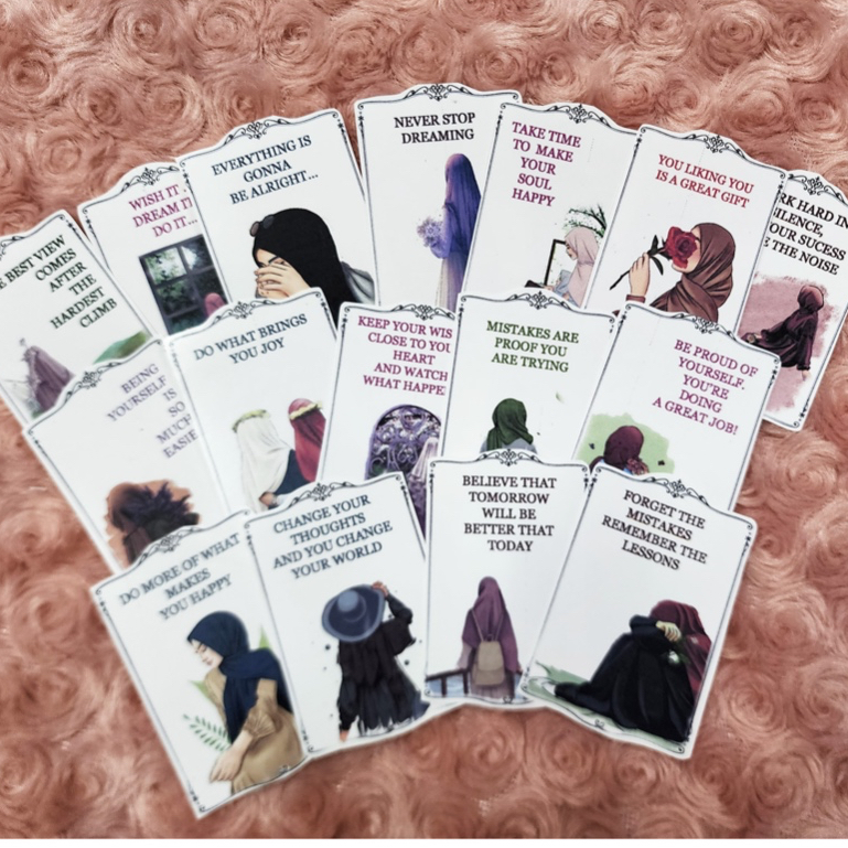 Motivational Muslimah Hijab Sticker Journal Planning Stickers | Shopee ...