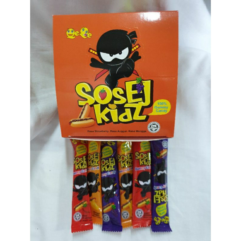 QeQe Sosej Kidz Gummy Candy 30pcsX12g | Shopee Malaysia