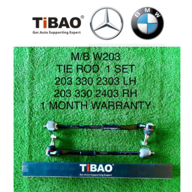 (TiBAO) BENZ W203 W209 W171 TIE ROD & SIDE ROD (PRICE FOR 1SIDE ...