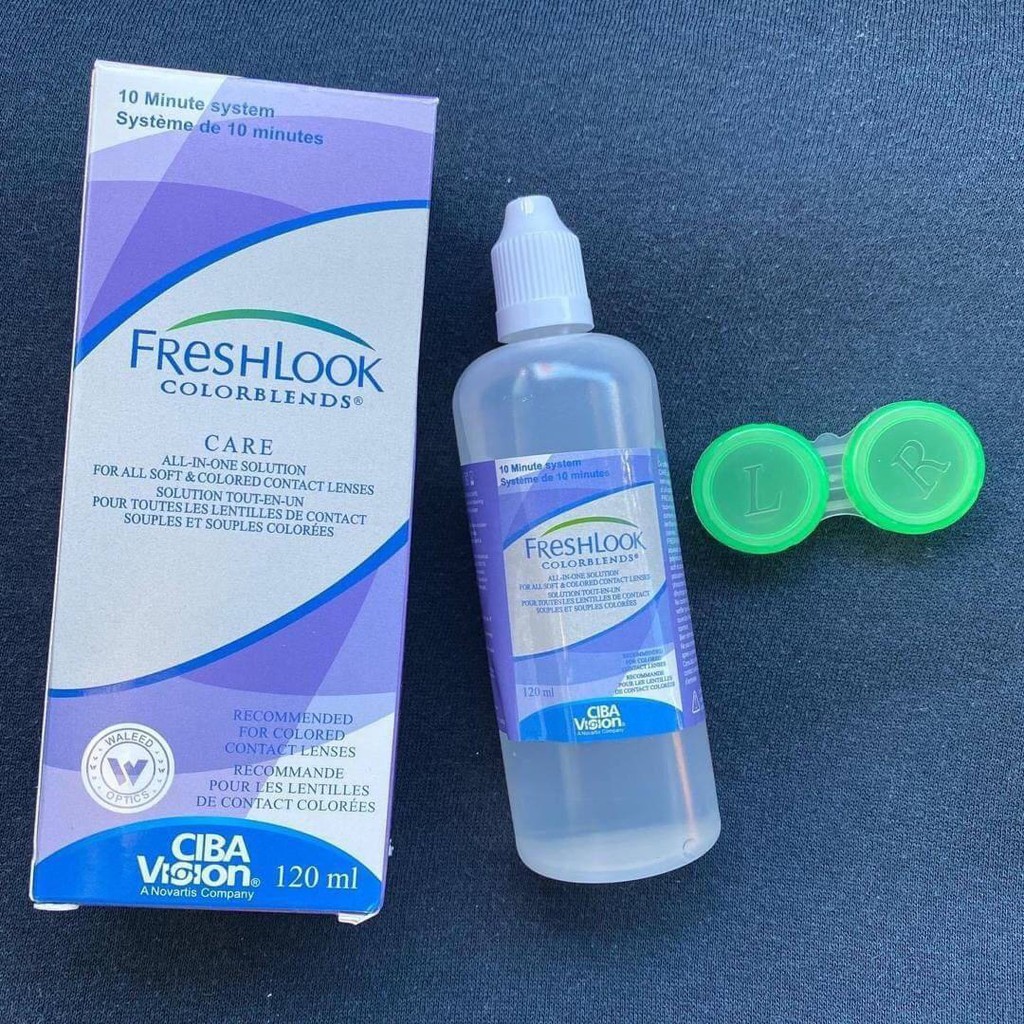 Multi Purpose Solution Contact Lens lenses 120ML by Freshlook Air cuci ...
