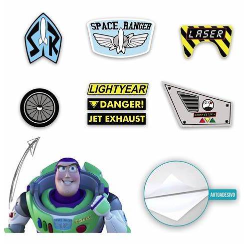 BUZZ LIGHTYEAR THINKWAY REPLACEMENT STICKER (FULL BODY) | Shopee Malaysia