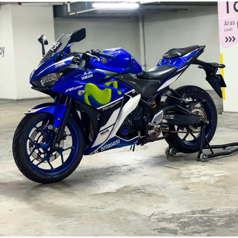 R25 V1 V2 ORIGINAL YAMAHA BODY COVER SET MOVISTAR FULL SET SIAP INNER ...