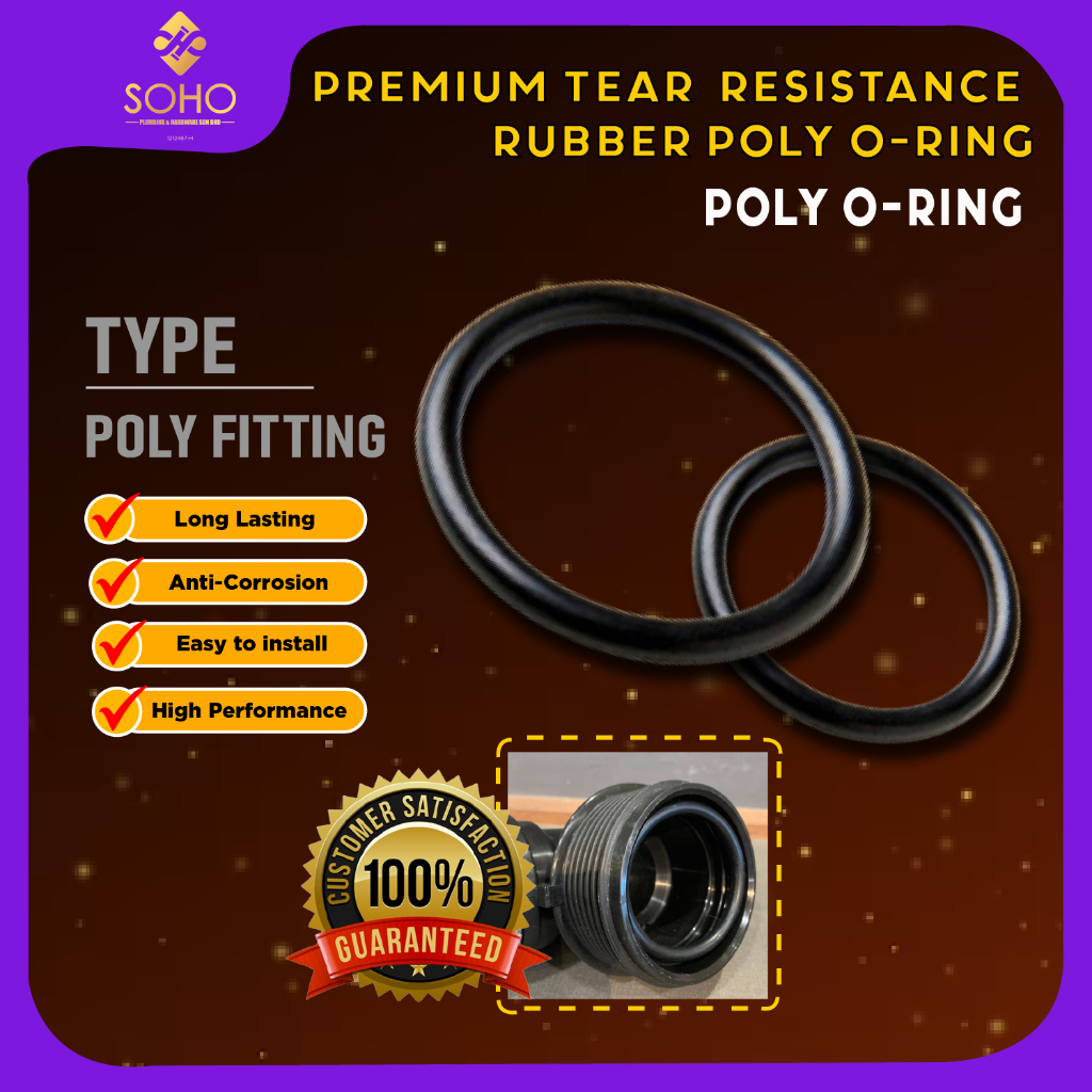 Poly O-Ring Poly Getah Sealing Fitting Sealing Gasket Getah O Ring ...