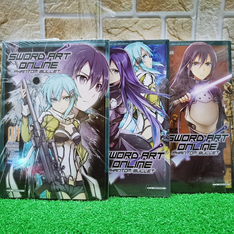 SEALED 』Komik "Sword Art Online Phantom Bullet Vol.1-3" (GempakStarz/Gempak Starz) by Koutarou ...