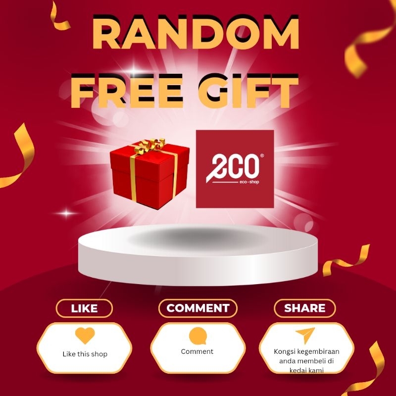 FREE GIFT RANDOM ITEM FROM ECO-SHOP (2CO) | Shopee Malaysia