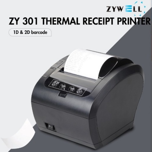 Zywell Zy301 Thermal Receipt Printer ( USB + Serial + LAN) | Shopee Malaysia