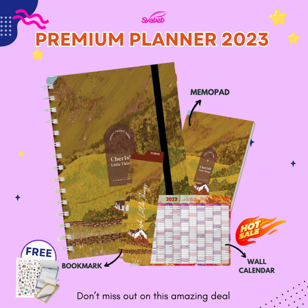 [CLEARANCESALE] Syabab Premium planner 2023, buku planner 2023 planner ...