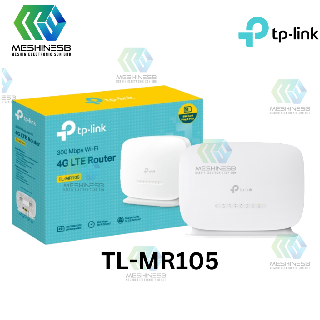 TP-Link MR105/300 Mbps Wireless N 4G LTE Router | Shopee Malaysia
