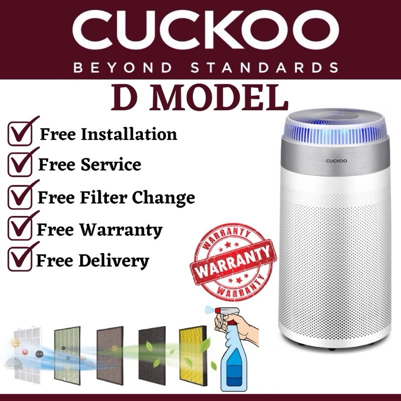 [𝑪𝒉𝒂𝒕 𝑺𝒆𝒍𝒍𝒆𝒓] CUCKOO D MODEL AIR PURIFIER | Shopee Malaysia