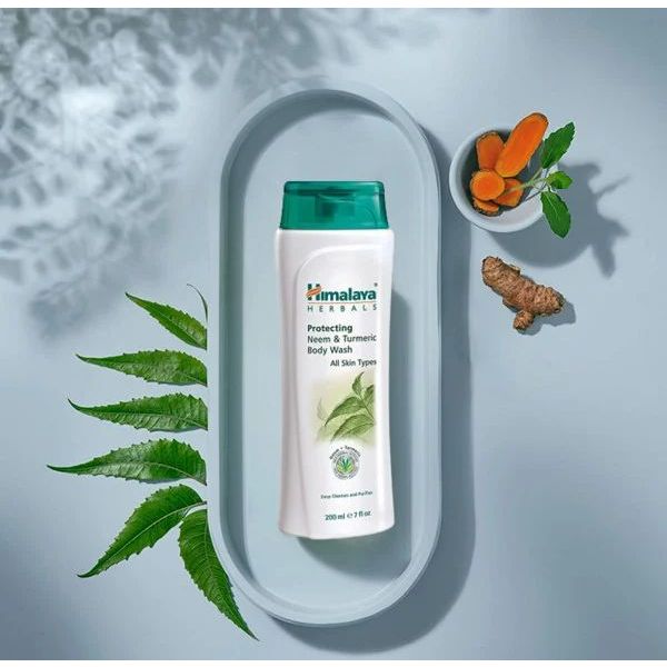 Himalaya Neem Body Wash Protecting Neem and Turmeric Anti Bacterial ...