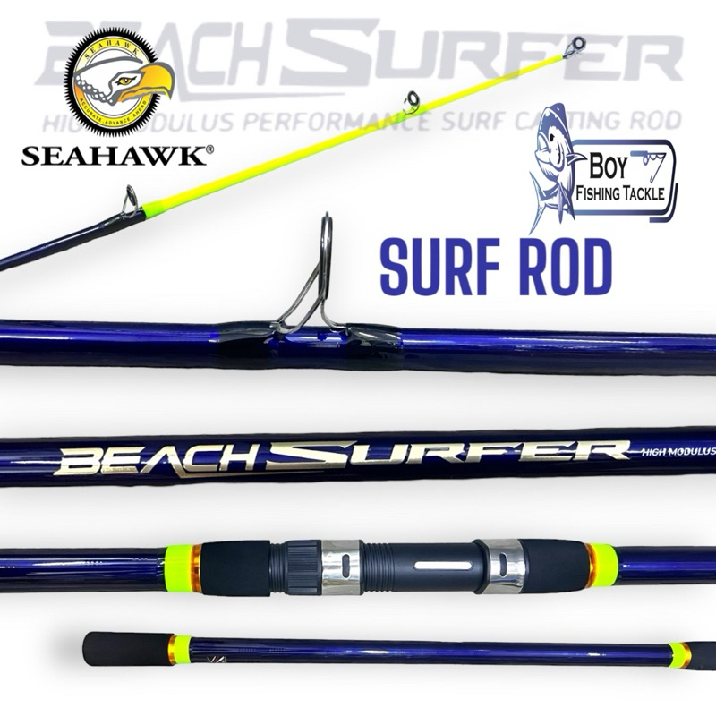 SEAHAWK BEACH SURFER SURF FISHING ROD 13FT | Shopee Malaysia