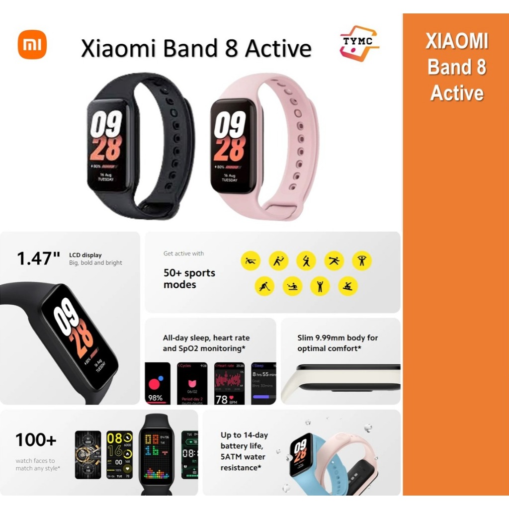 [New Arrival] Xiaomi Smart Band 8 Active | Shopee Malaysia