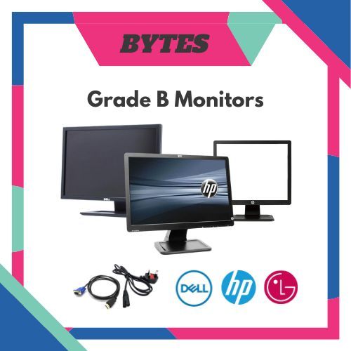 GRADE B [17 19 20 inch] Widescreen / Square monitor Mix Brand Lenovo ...