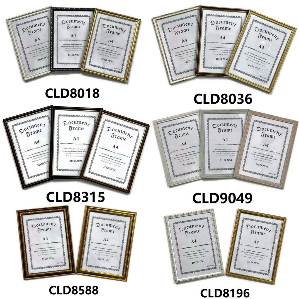 AC Art A4 / 4R Certificate Document Photo Deco Frame Luxury Vintage ...