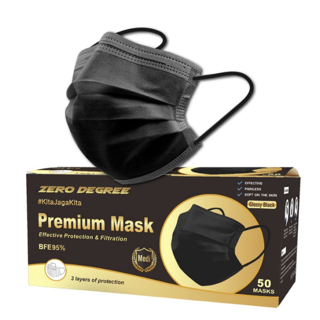Zero Degree 50pcs Colour medical 4ply Face mask Disposable Face Mask ...