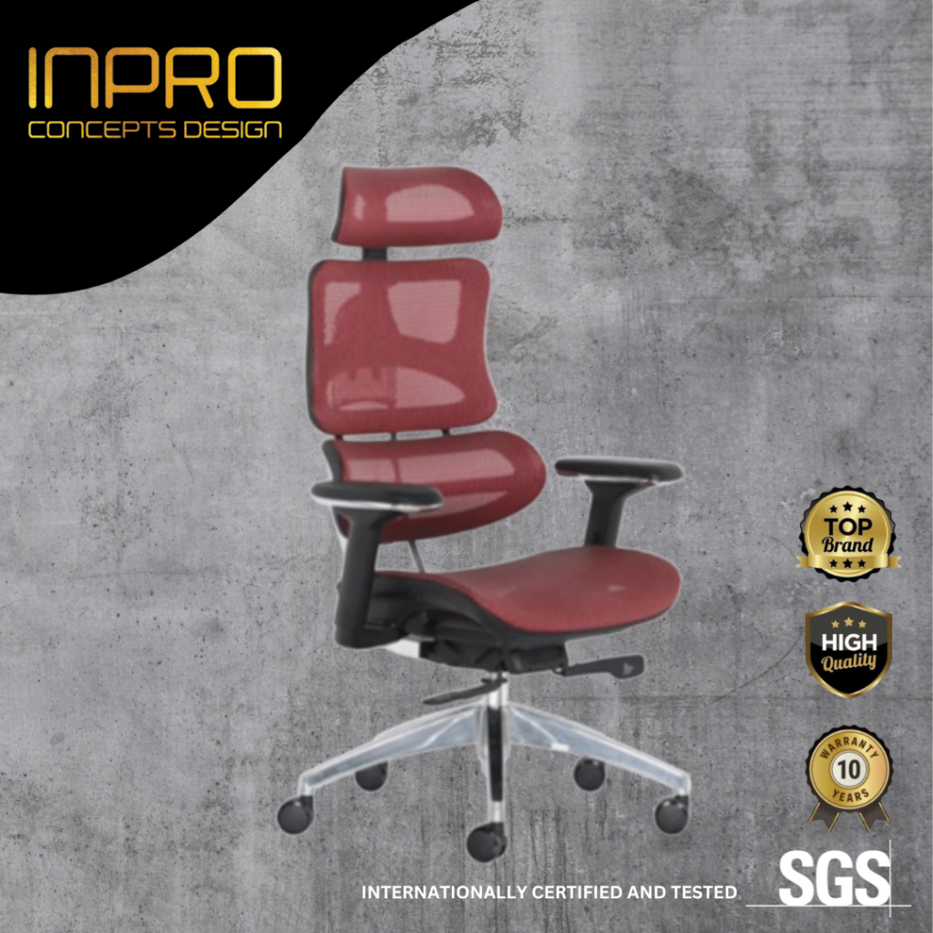 INPRO IP-M12 Ergonomic Chair | Shopee Malaysia