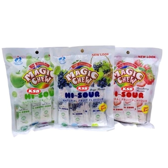 【5g X 24 pcs】Twinfish Magic Chew Hi Sour | Shopee Malaysia