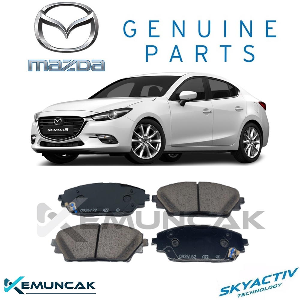 (100% Original) MAZDA 3 SKYACTIV | Brake Pad Set (Front / Rear ...