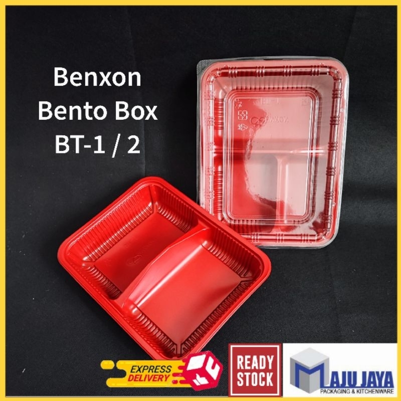 BENXON Compartment Lunch Box with Lid [ 50set± ] BT-1 BT-2 PP Plastic ...