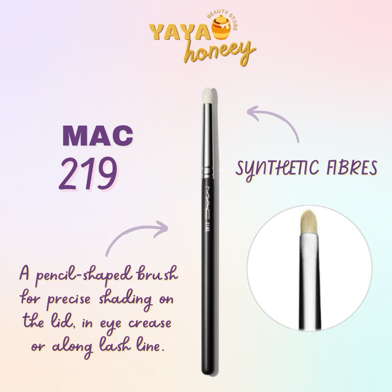 🇲🇾 MAC 219 Synthetic Pencil Brush Pensel Shape Berus Kualiti Berus | Shopee Malaysia